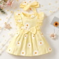 Girls Dresses Girls Summer Casual Dress with Bow Tie Waistband Contrast ...