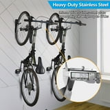 IC ICLOVER 4-Pack Bike Rack - Wall-Mounted, Heavy Duty, Garage ...