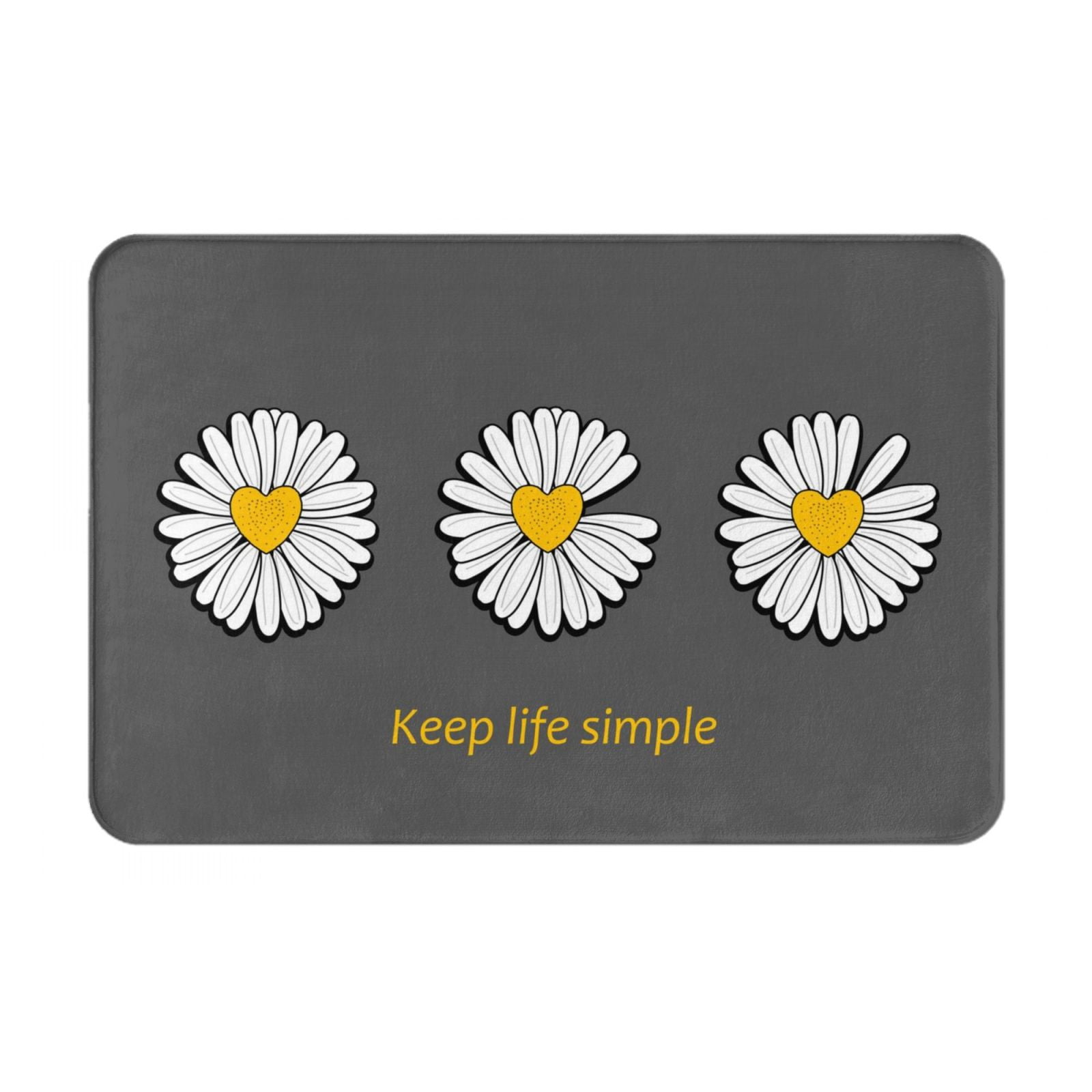Click here for Saiise Keep Life Simple Daisy Flower Pattern Doorm... prices