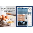 Navy Blue Kitchen Conversion Chart Magnet - Imperial & Metric to ...