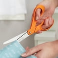 Fiskars Original Stainless Steel 8" Orange-Handled Scissors, 1 Each ...