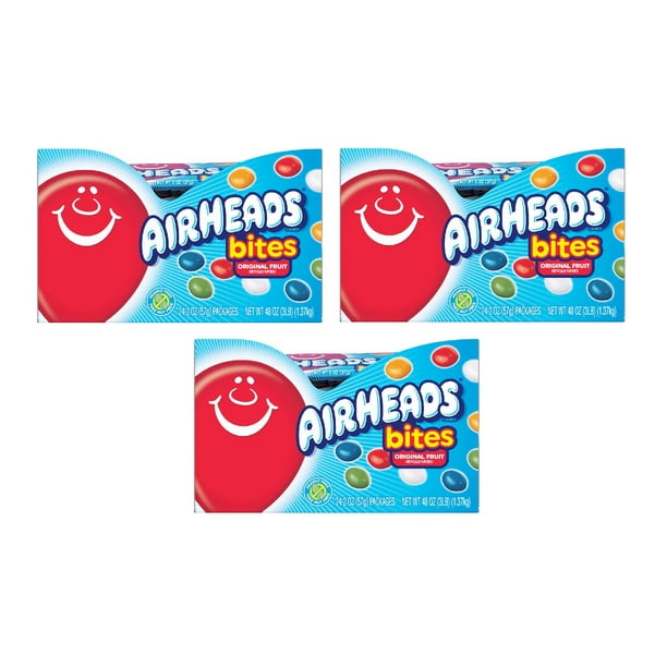 AirHeads Bites, Fruit, 2 oz, 24 ct 3PK - Walmart.com