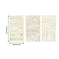 3D Metallic Color Letter Number Sticker PVC Letter Sticker Scrapbooking ...