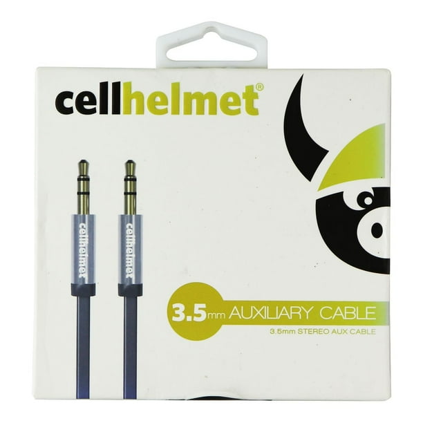 CellHelmet 3.5mm to 3.5mm Stereo Auxiliary Cable - Gray - Walmart.ca
