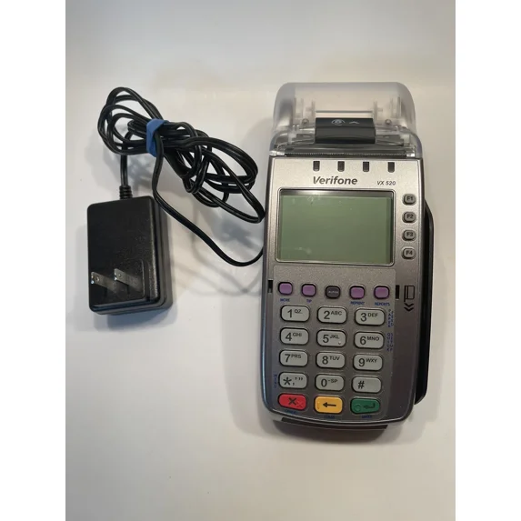 Restored VeriFone Vx520 EMV Credit Card Machine UNLOCKED - P/N; M252 ...