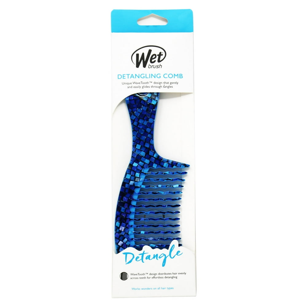 Wet Brush Original Detangling Comb Magic Garden Blue Mosaic - Walmart ...