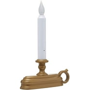 Battery-Operated LED Single Window Candle, Set of 2 - Walmart.com