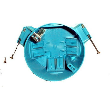 Carlon B520P-UPC Ceiling Box, 4 in W, 4 in D, 2-1/4 in H, 1 -Gang ...