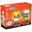 LEGO BrickHeadz Homer Simpson & Krusty The Clown 41632 - Walmart.com