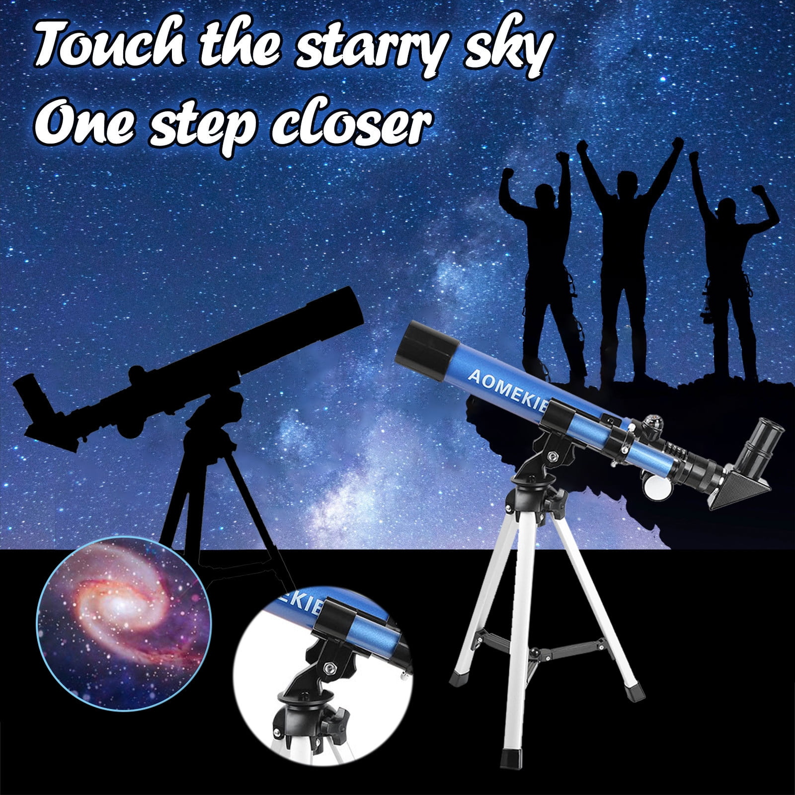 Fridja Aomekie Wide Angle Astronomical Telescope Monocular Lunar