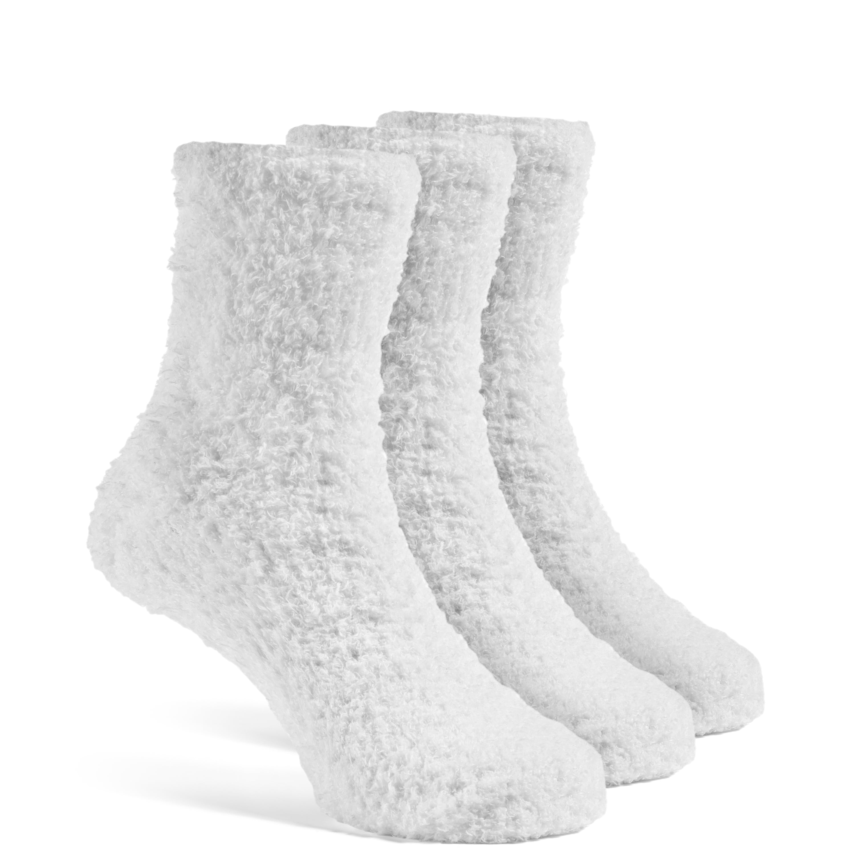 Yolber Girls Fluffy Quarter Fuzzy Socks 3 Pairs