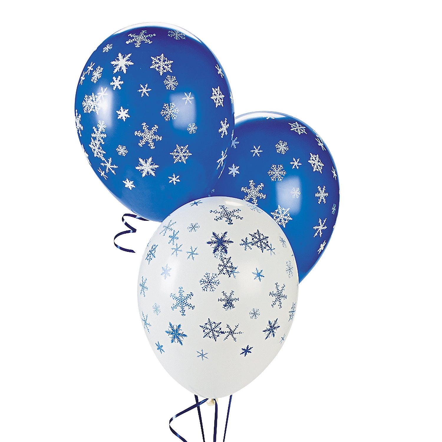 Snowflake Latex Balloons - Party Decor - 24 Pieces - Walmart.com