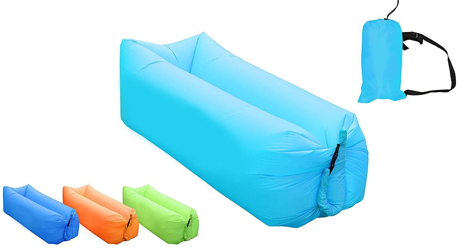 Fast Inflatable Lounger Portable Outdoor Indoor Wind Bed Lounger, Air ...