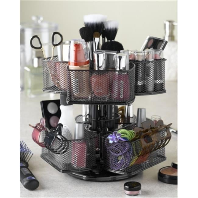 Nifty 9310 8.125"H x 9"Dia. Makeup Carousel with 360 Degrees Lazy Susan ...