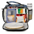 ALAZA Anchor Whales Lunch Box Insulated Cooler Bag Reusable Tote Bags ...