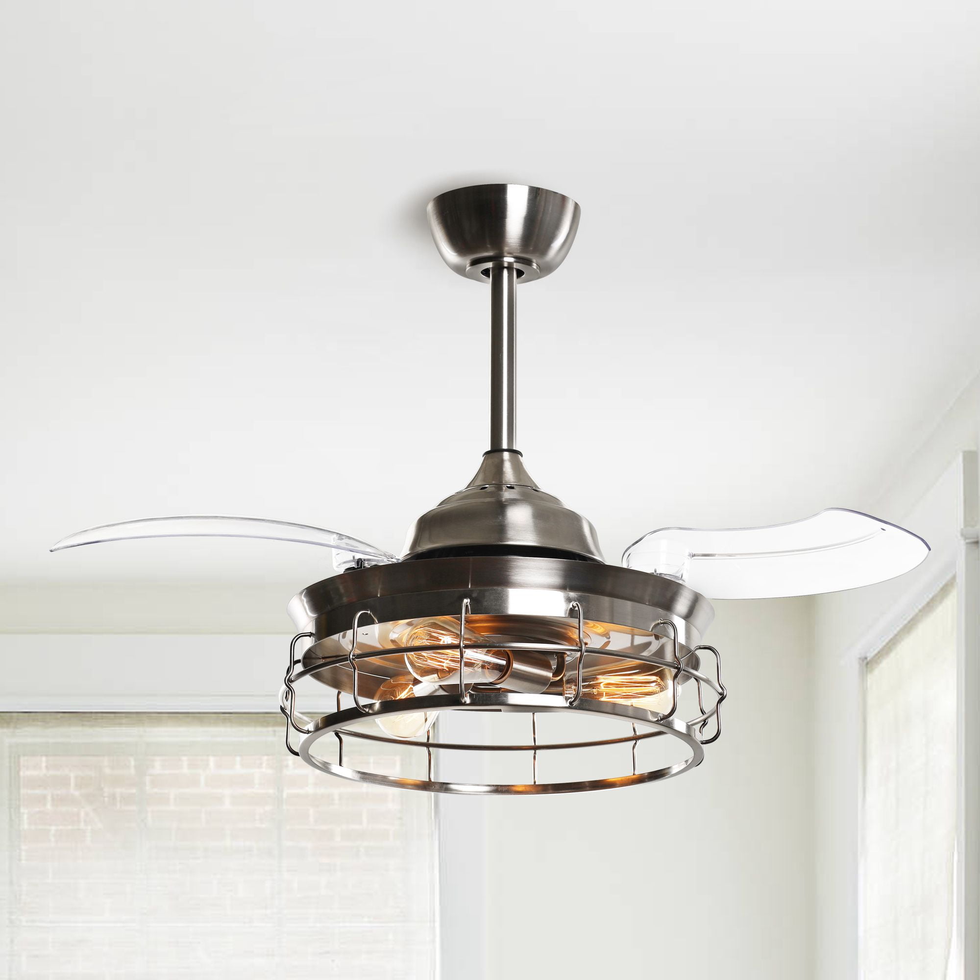 36 Inch Ceiling Fan With 3 Lights | Shelly Lighting