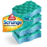 O-Cedar Scrunge Multi-Use Scrub Sponge, All-Purpose Non-Scratch Sponge ...