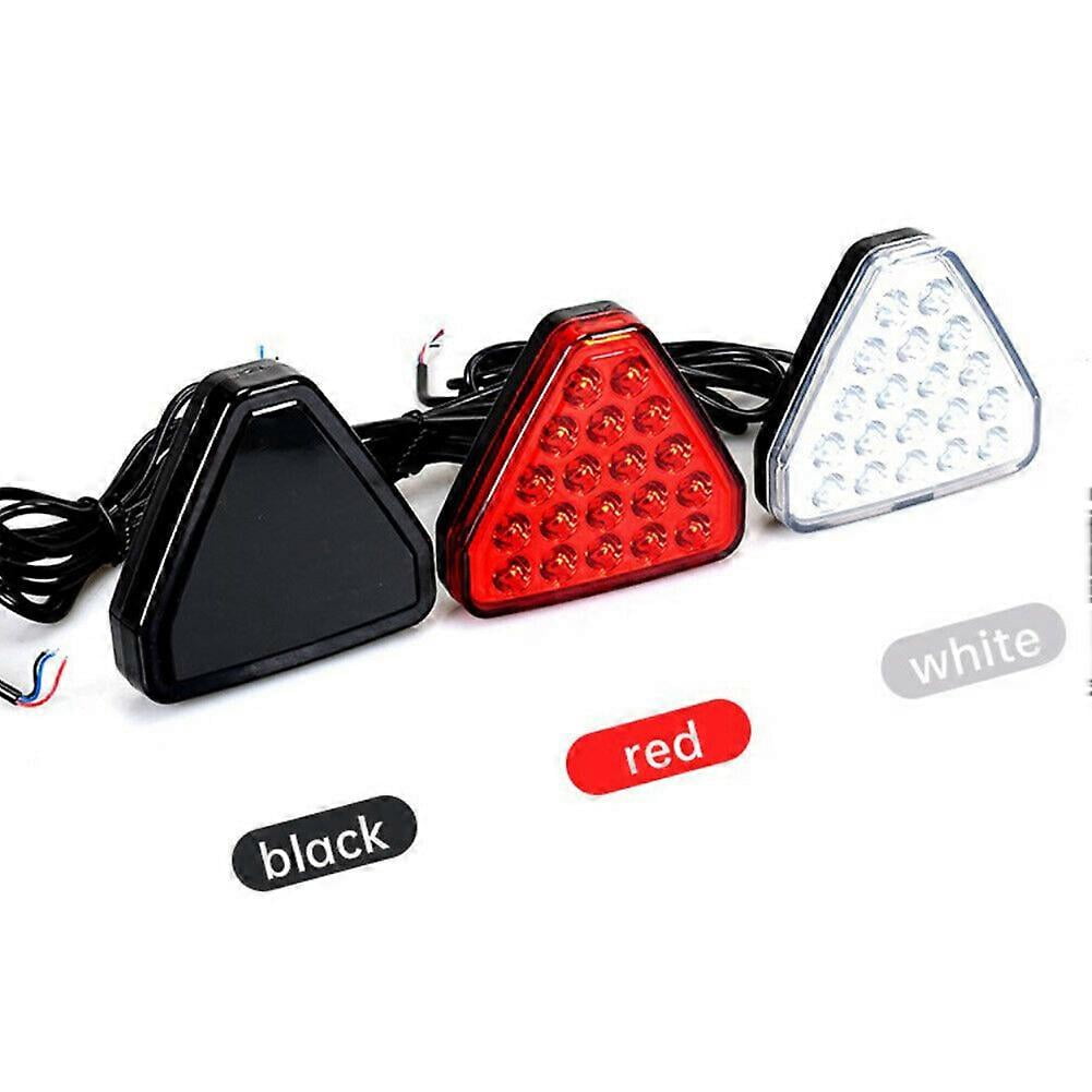 Car Universal F1 Style Triangle Red LED 3rd Rear Bumper Tail Stop ...
