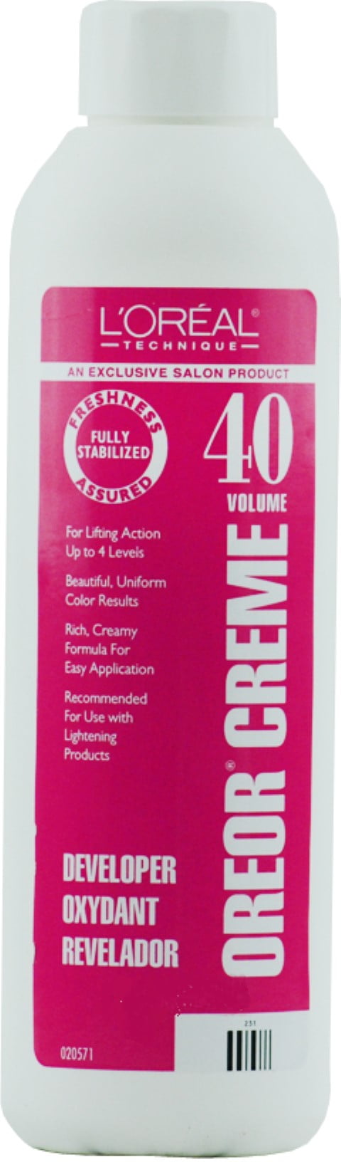 L'Oreal Oreor Creme 40 Volume Developer, 16 oz (Pack of 3) - Walmart.com