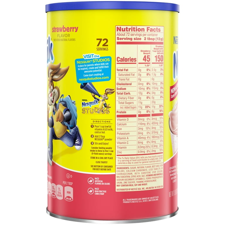 Nestle Quick Strawberry Powder