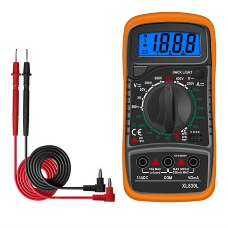 PERTTYUNG XL830L Digital Multimeter 2000 Counts Mini Multimeter Battery ...