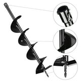 Yescom 1500W Electric 1-man Post Hole Digger with 6-inch 4-inch Bit ...