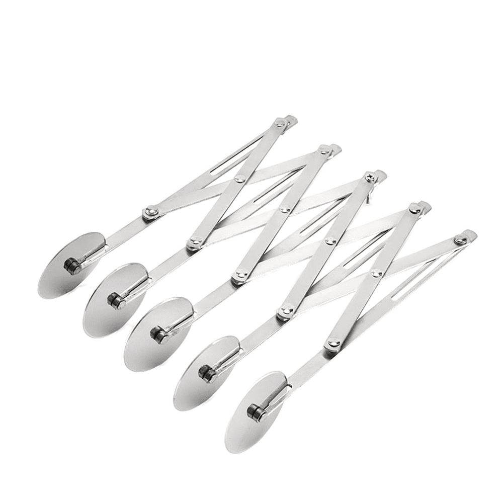 BE-TOOL Multi-Wheel Cutter Stainless Steel Retractable Pizza Cutter ...