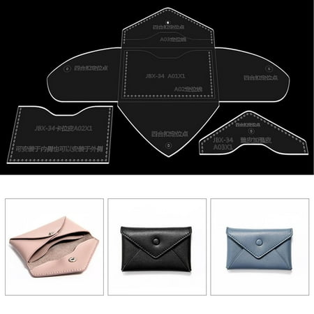 Multifunction Wallet Quilting Templates Patchwork Sewing Stencil Ruler ...