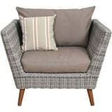 Amazonia Malta 4-Piece Conversation Set with Brown Cushions - Walmart.com