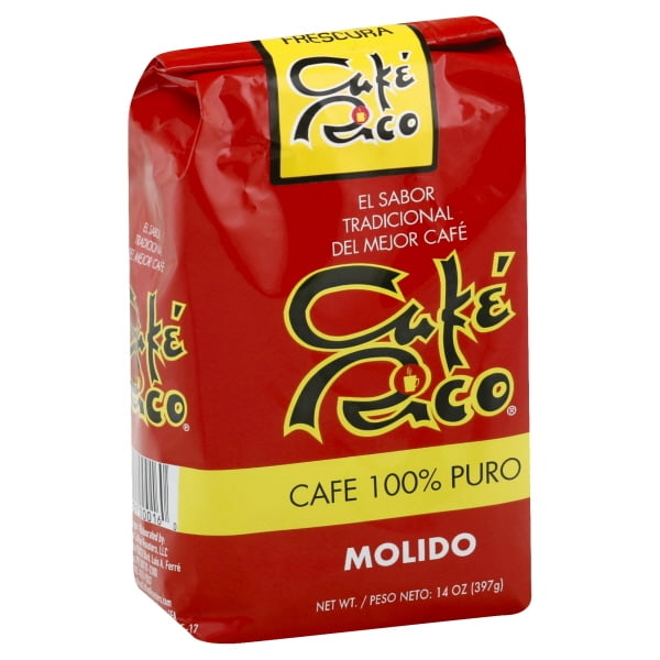 Cafe Rico - Puerto Rico Ground Gourmet 100% Pure Coffee 14 oz ...