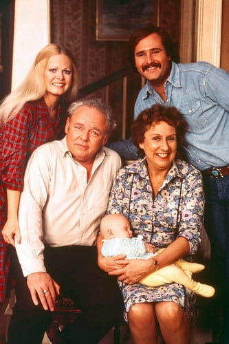 All In The Family 24X36 Poster classic Archie, Edith, Meathead & Gloria ...
