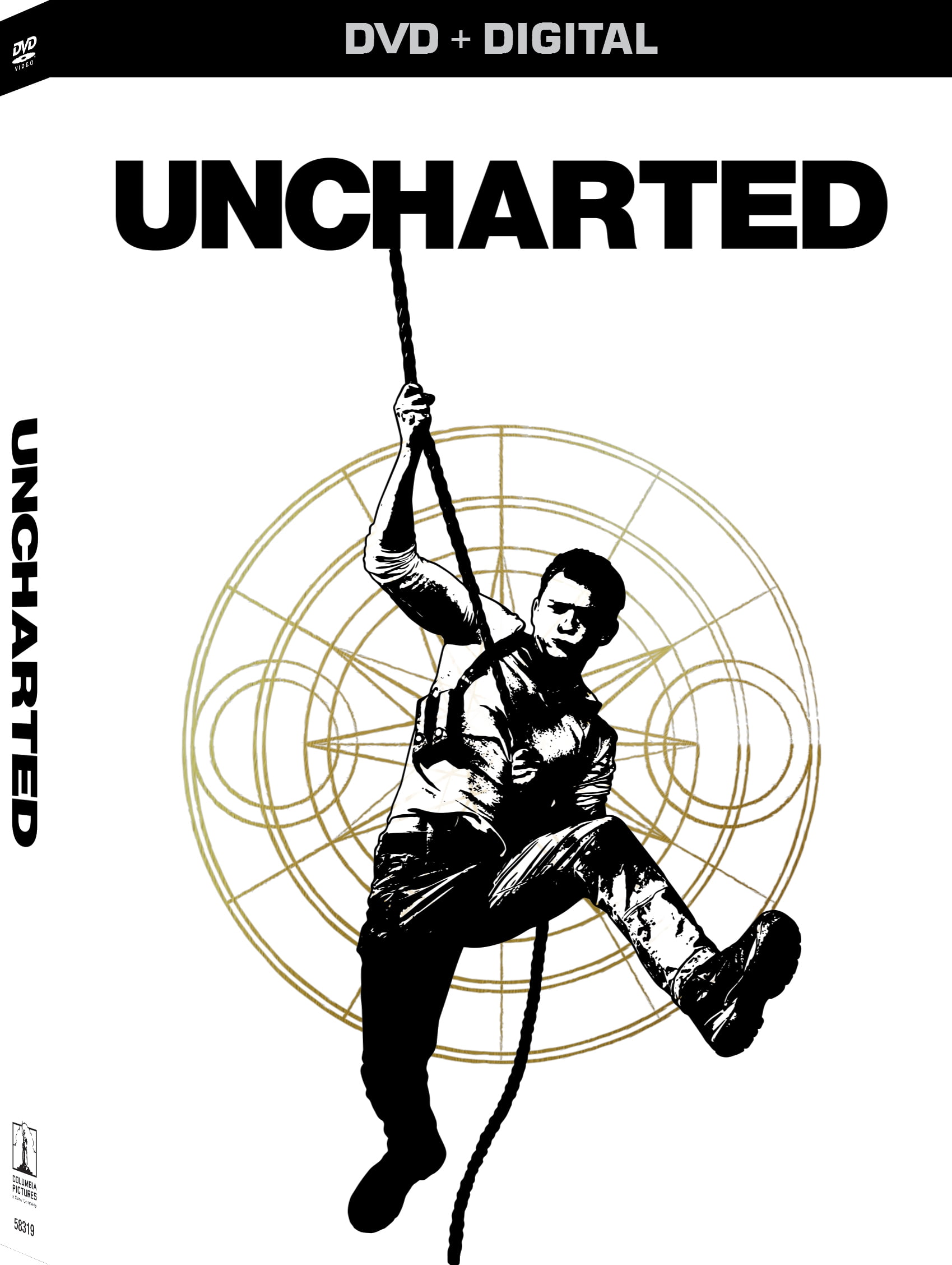 Uncharted (DVD) Walmart Exclusive Slip Cover Art - Walmart.com