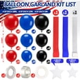 Balloon Garland Arch Kit, 169-Piece Red White Blue Balloon Set for ...