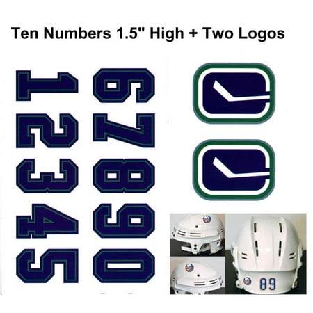 Vancouver Canucks NHL Hockey Helmet Decals Set + Two Logos - Walmart.ca