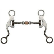 5 In Tough 1 Silver Star Stainless Steel Mullen Mouth Reining Horse Bit ...
