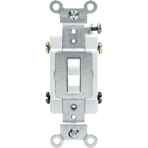 Leviton 15A Toggle Switch — Decora® Rocker-Style Design — UL Listed for ...