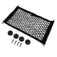 CENL 1pcs Car Storages Nets Extra Large Elastic Organizers Framed Mesh ...
