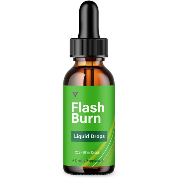 Flash Burn Liquid Drops, Extra Strength Formula with Hawthorn Berry, 1 ...