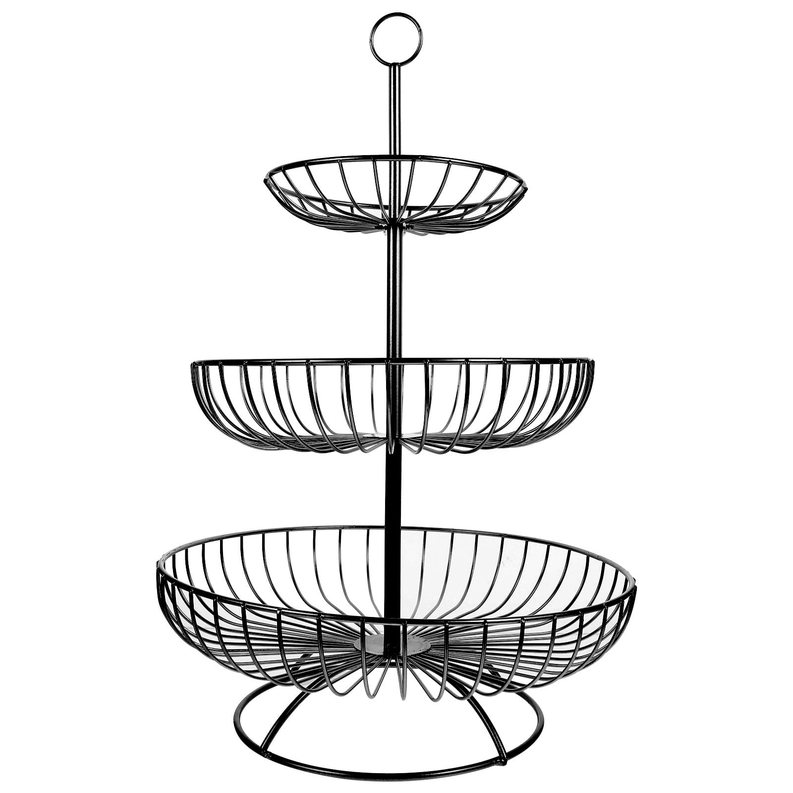 Click here for Cosmobetty Iron 3-Tier Fruit Metal Basket Househol... prices
