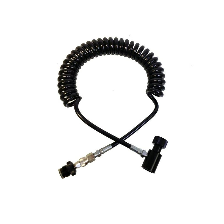 Remote Line Paintball Paintball Tank Remote Coil Hose - High Flow Valve ...