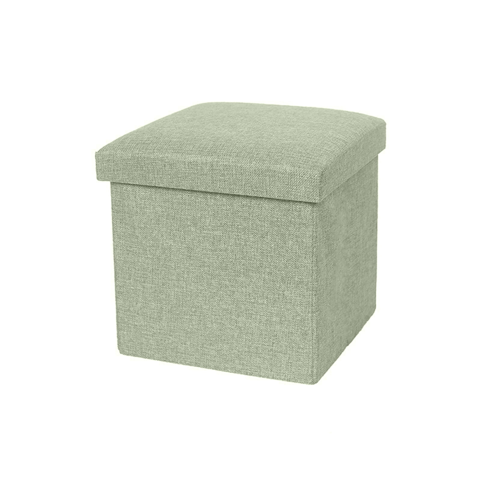 HEVIRGO Storage Box Cube Seat Strong Load Bearing Capacity Foldable ...