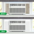 Window Air Conditioner,Side Insulated Foam Panel, Summer/Winter Heat ...