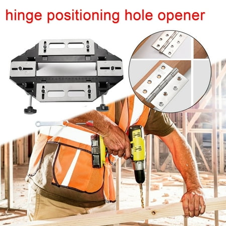 Maoww Door Hinge Jig Lock Guide Plate Slotting Hinge Hole Drilling ...
