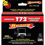 Arrow Fastener 7510S 5/8" T75 Staples 1000 Per Pack - Walmart.com