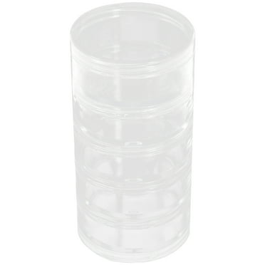 Casewin 3 Tier Clear Transparent Plastic Stackable Storage Box ...