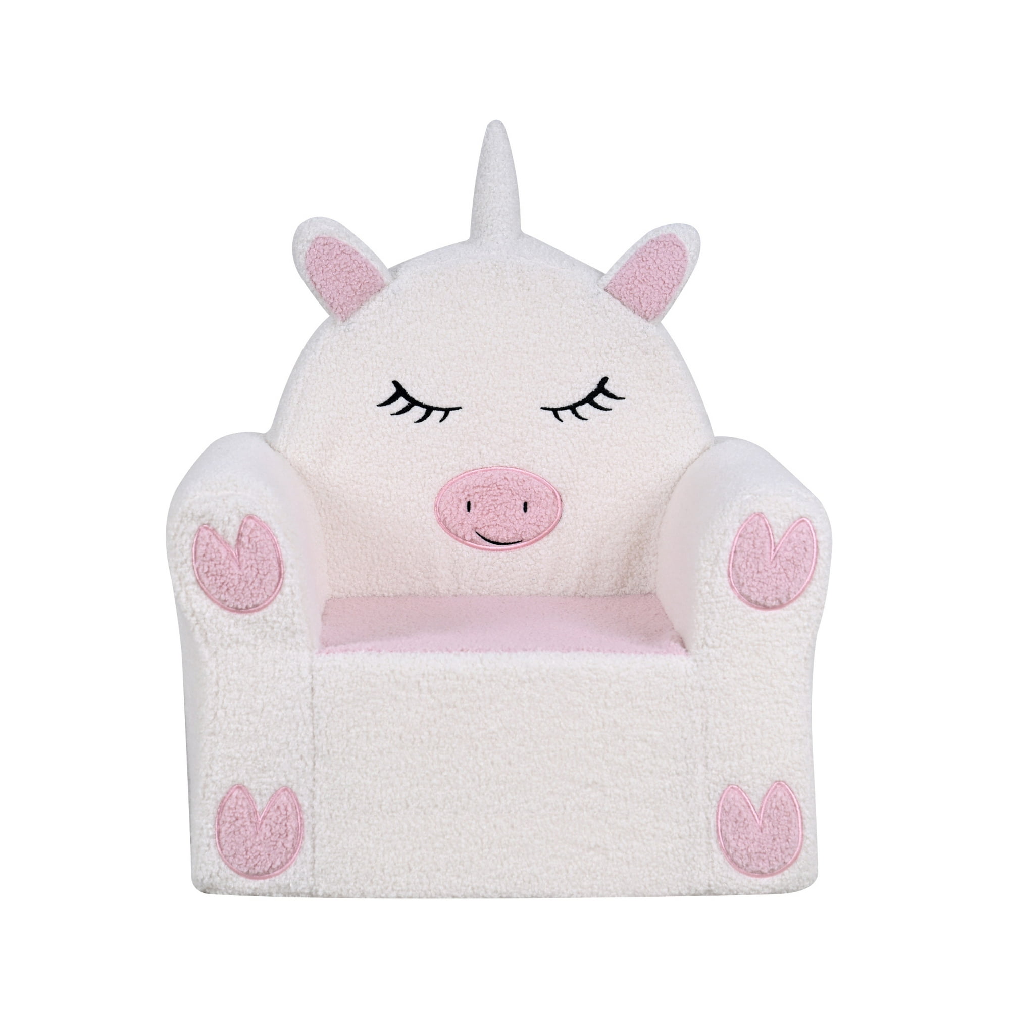 Click here for Little Loungers Kids Plush Chair - Unicorn prices