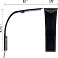 10W Super Slim Aquarium Fish Tank 5730 LED Light Clip-on Lamp Aquatic ...
