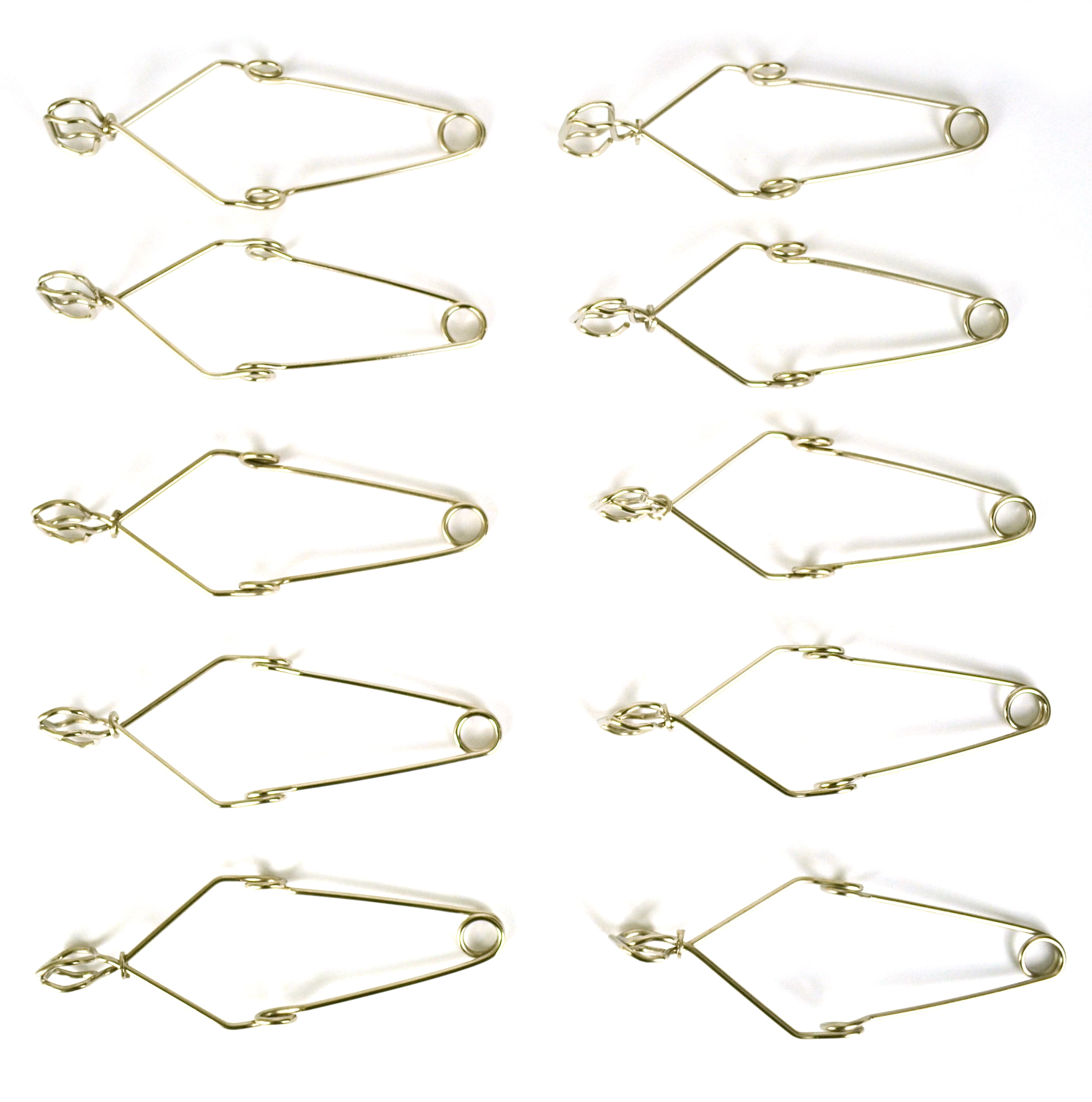 Eisco Labs Stoddard Test Tube Clamp, Stainless Steel with Finger Grips ...