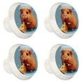Guinea Pig Cheese Oattern Custom Drawer Knobs - Transparent Cabinet ...