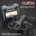 Drone with 4.9in Screen Remote Control Brushless Motor 2.4G RC ...